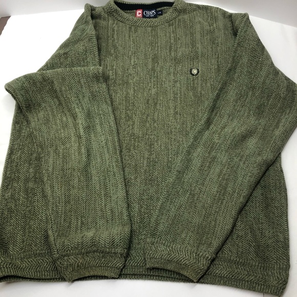 Chaps | Sweaters | Mens Large Chaps Sweater Green | Poshmark